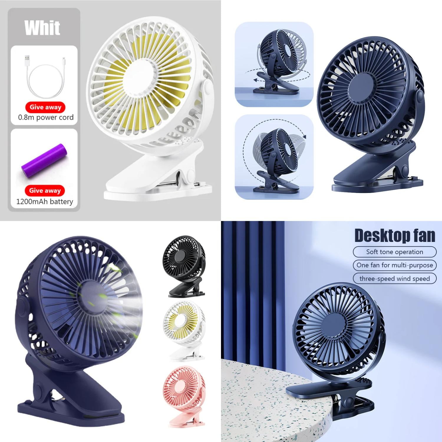 LANHSM Compact yet powerful fan for staying cool and refreshed in ...