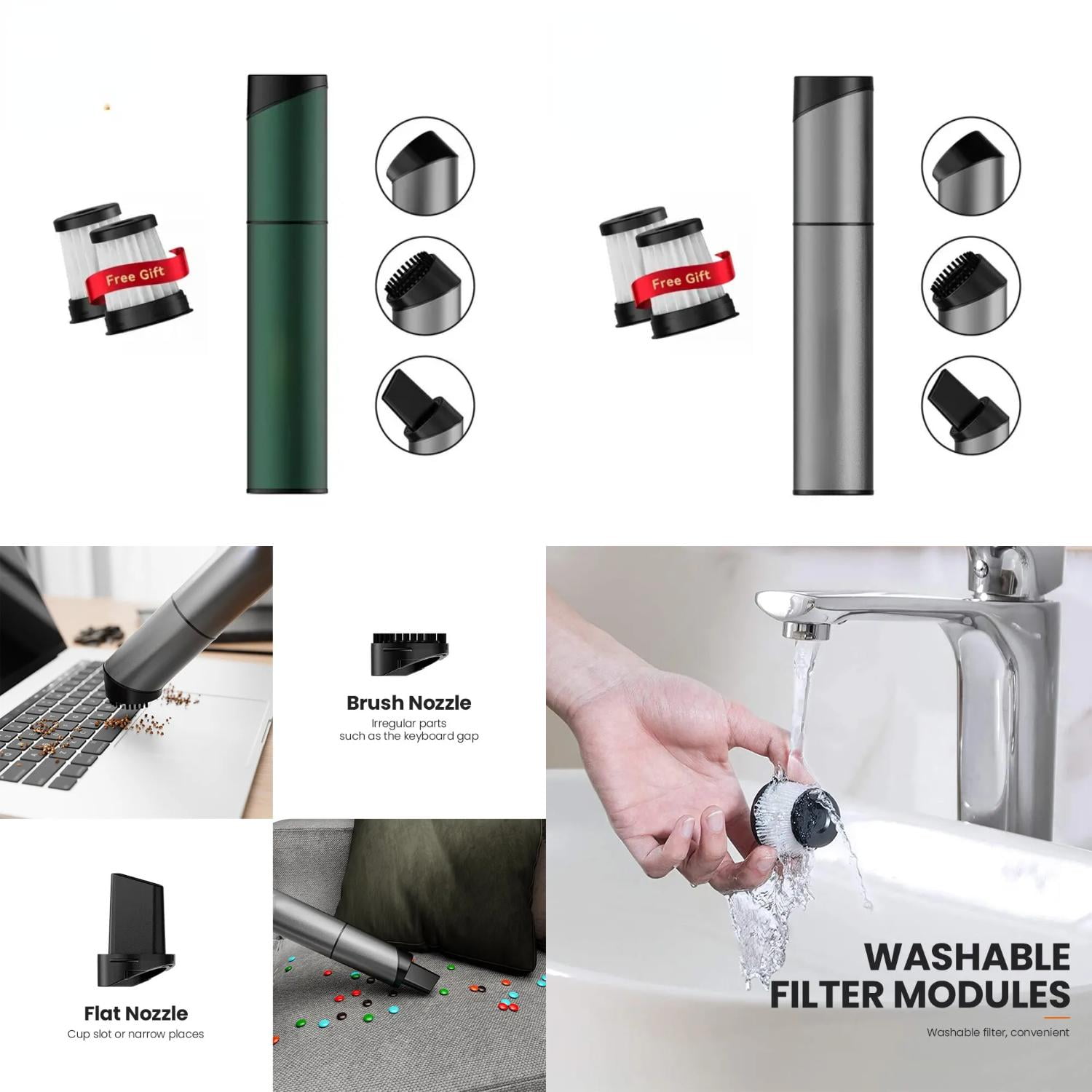 LANHSM Efficient and Convenient Mini Portable Cordless Handheld Vacuum ... LANHSM Efficient and Convenient Mini Portable Cordless Handheld Vacuum ...