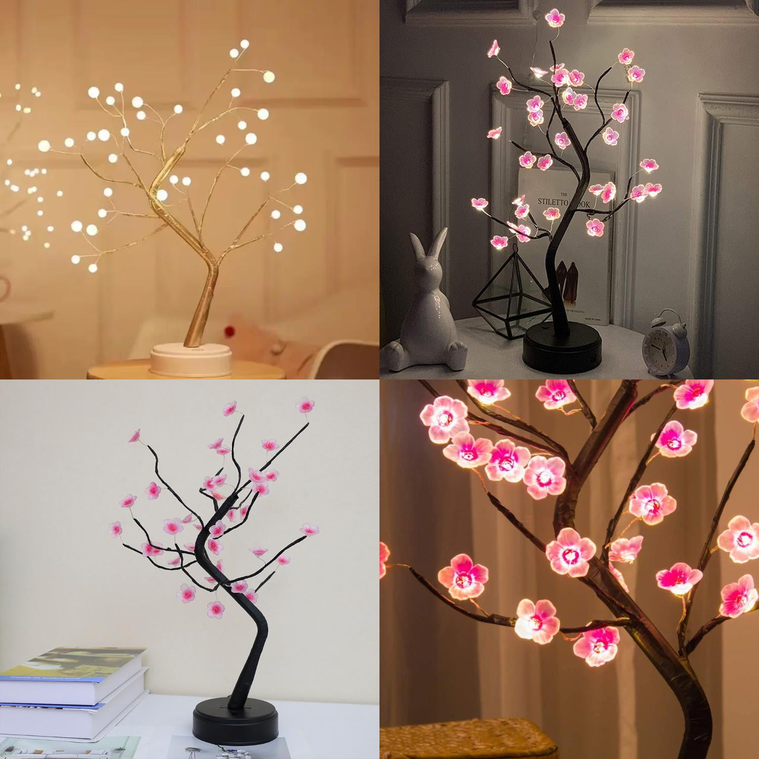 LANHSM Enchanting LED Cherry Blossom Desktop Tree Light with Warm White ... LANHSM Enchanting LED Cherry Blossom Desktop Tree Light with Warm White ...
