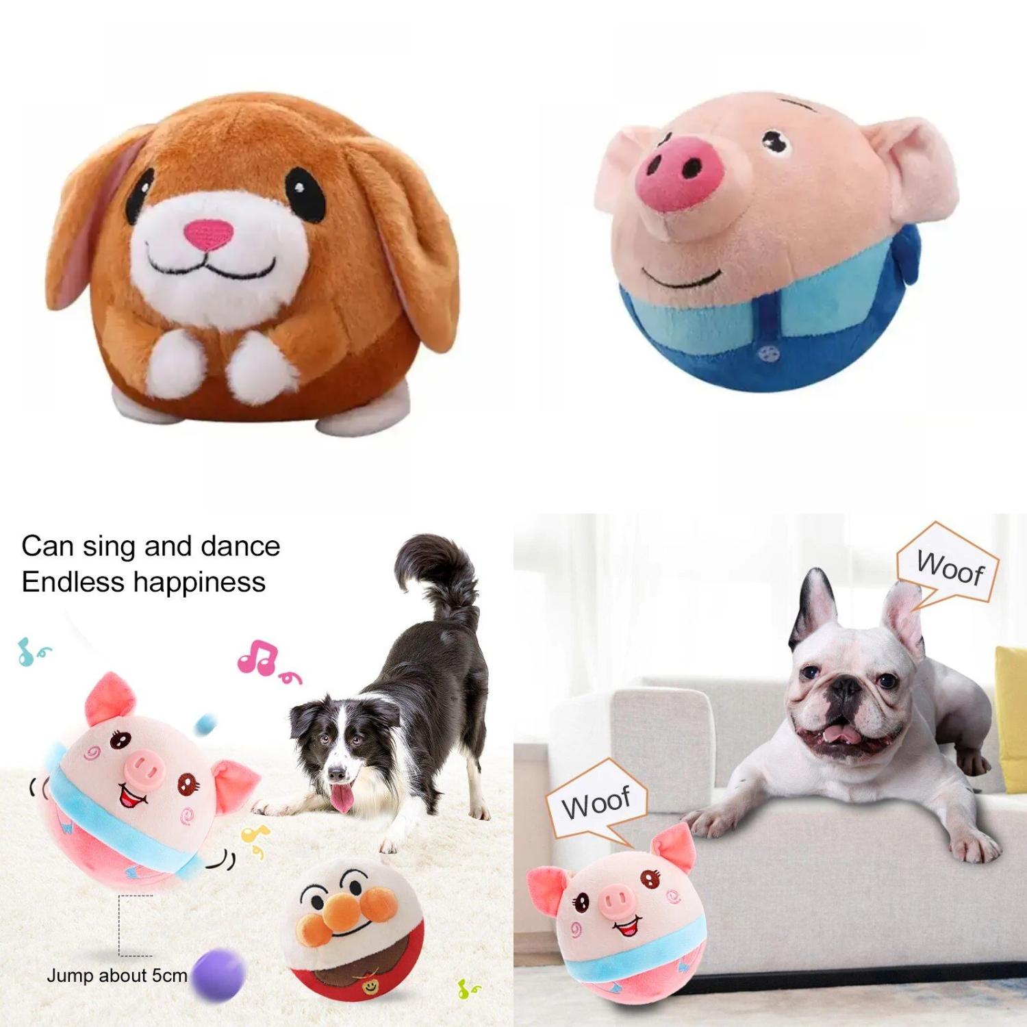 LANHSM Exciting and engaging interactive USB rechargeable pet toy ball ...