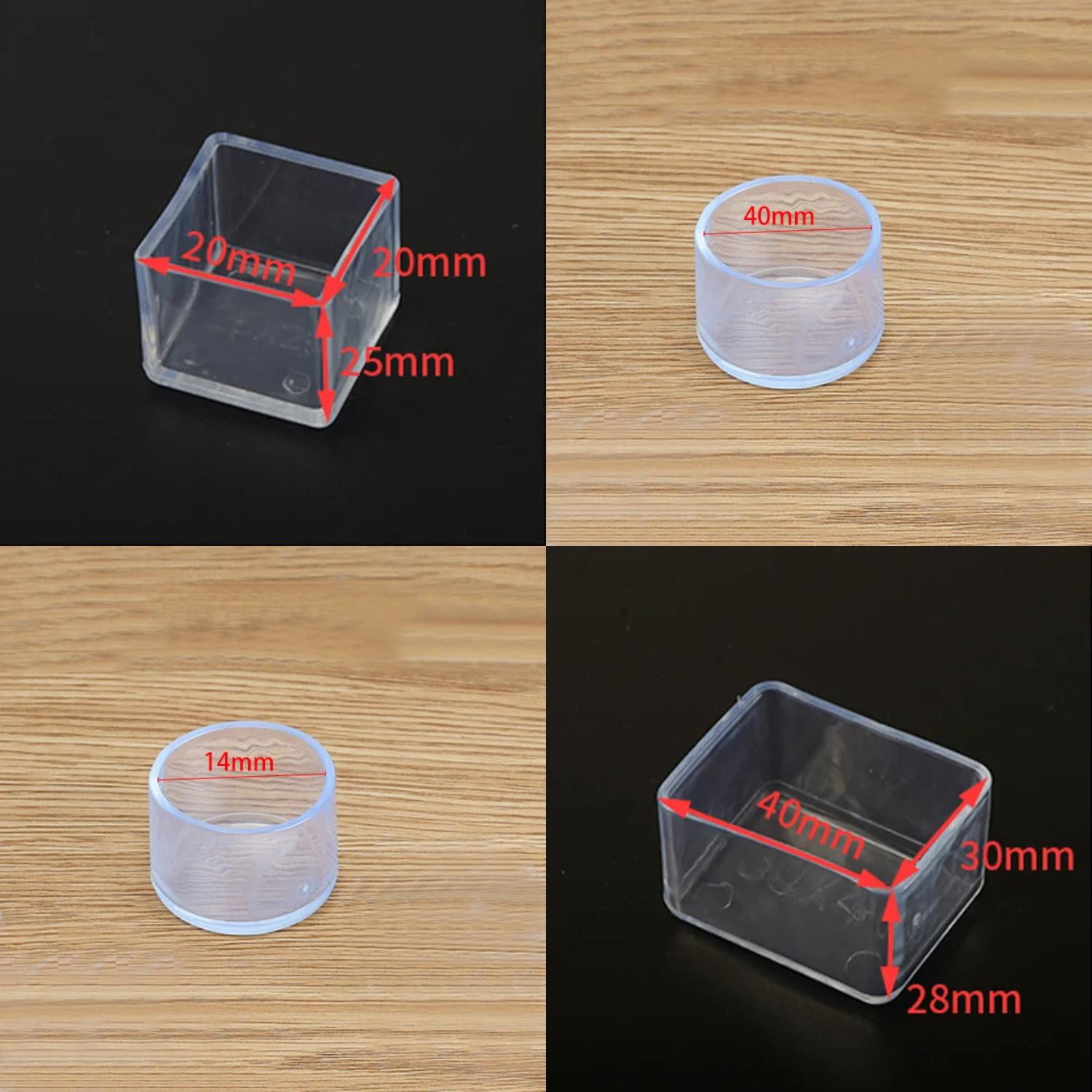 LANHSM Protect Your Floors with Durable Essential Rubber Chair Leg Caps ...