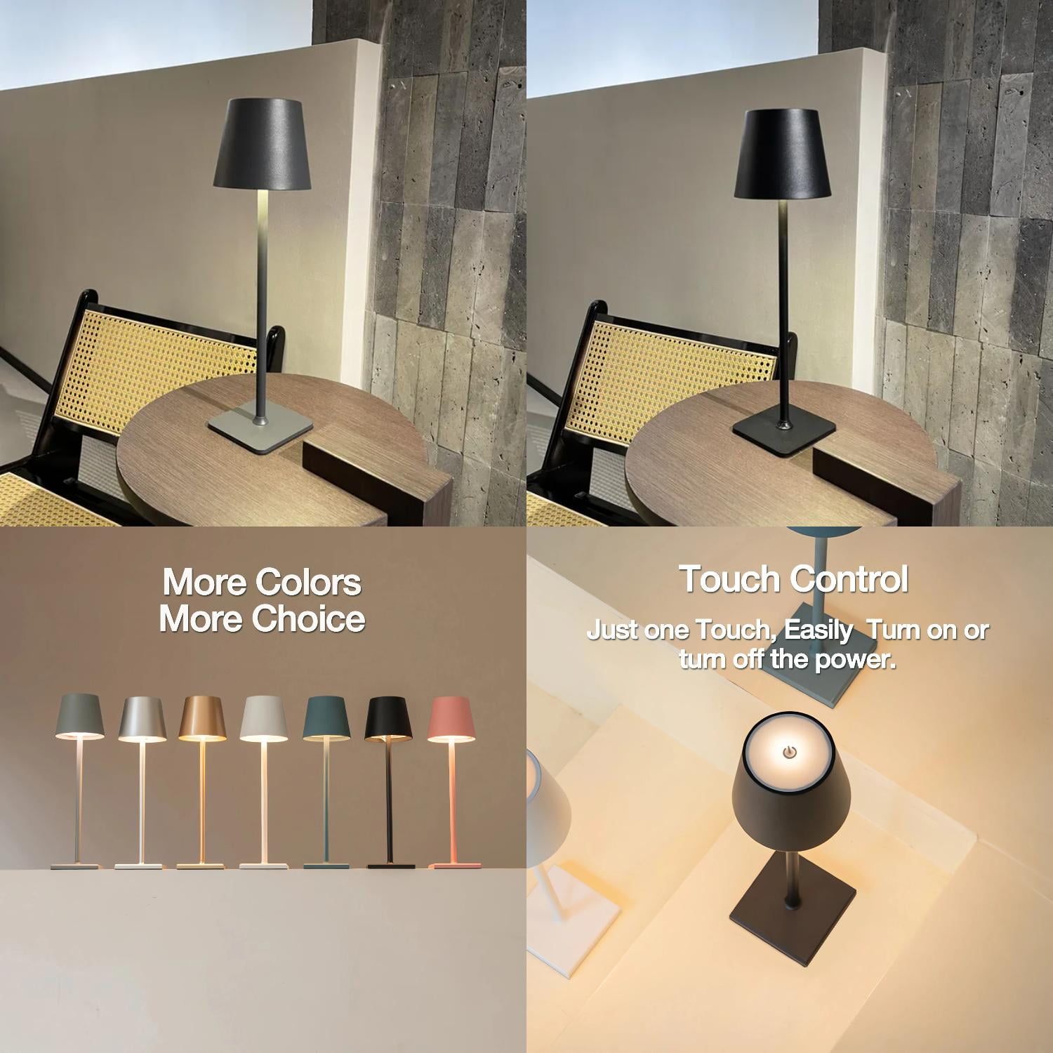 LANHSM Versatile Portable and Rechargeable LED Lamp with Sleek Modern ... LANHSM Versatile Portable and Rechargeable LED Lamp with Sleek Modern ...