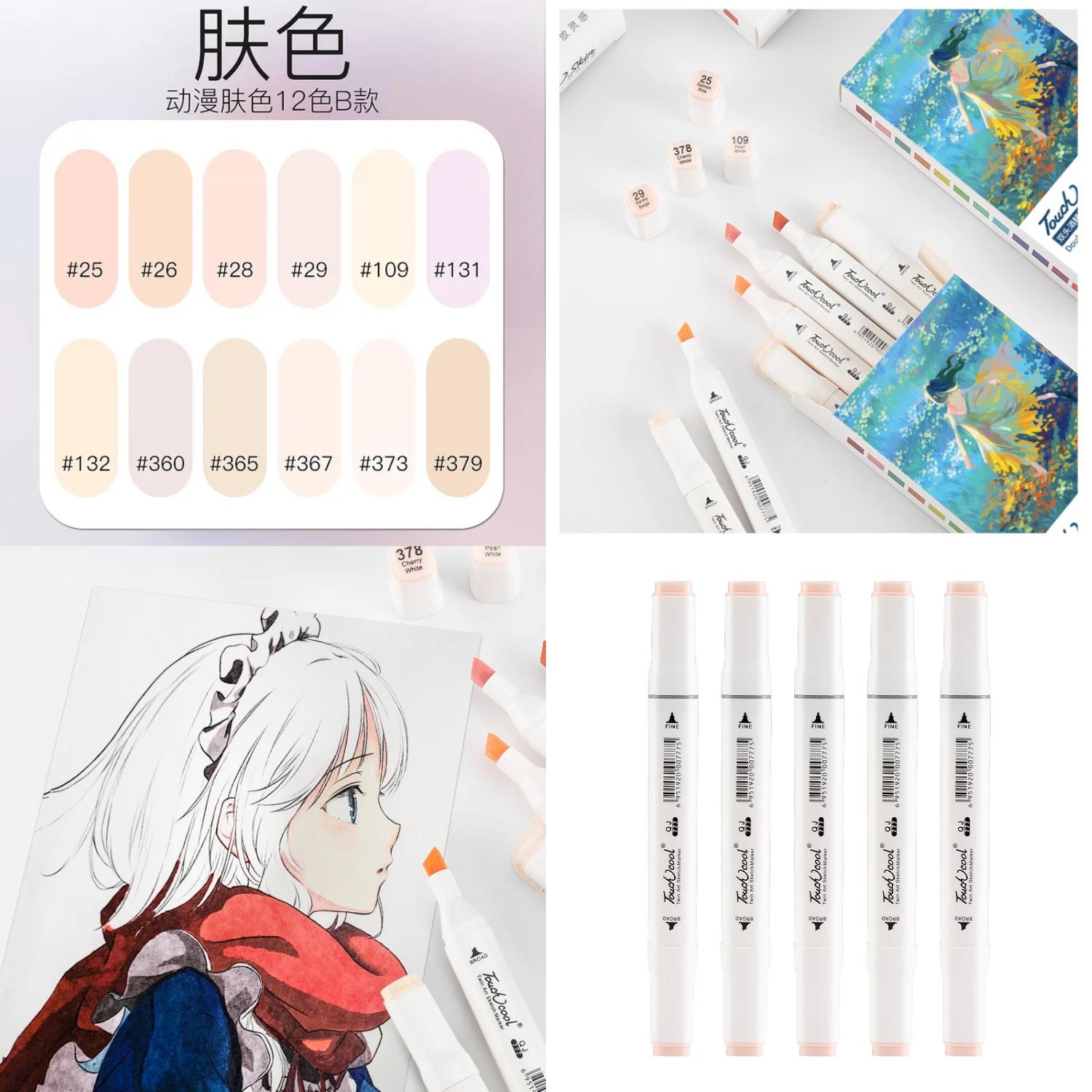 LANHSM Vibrant 30-Piece Anime Sketching Art Supplies Set: Ideal for ...