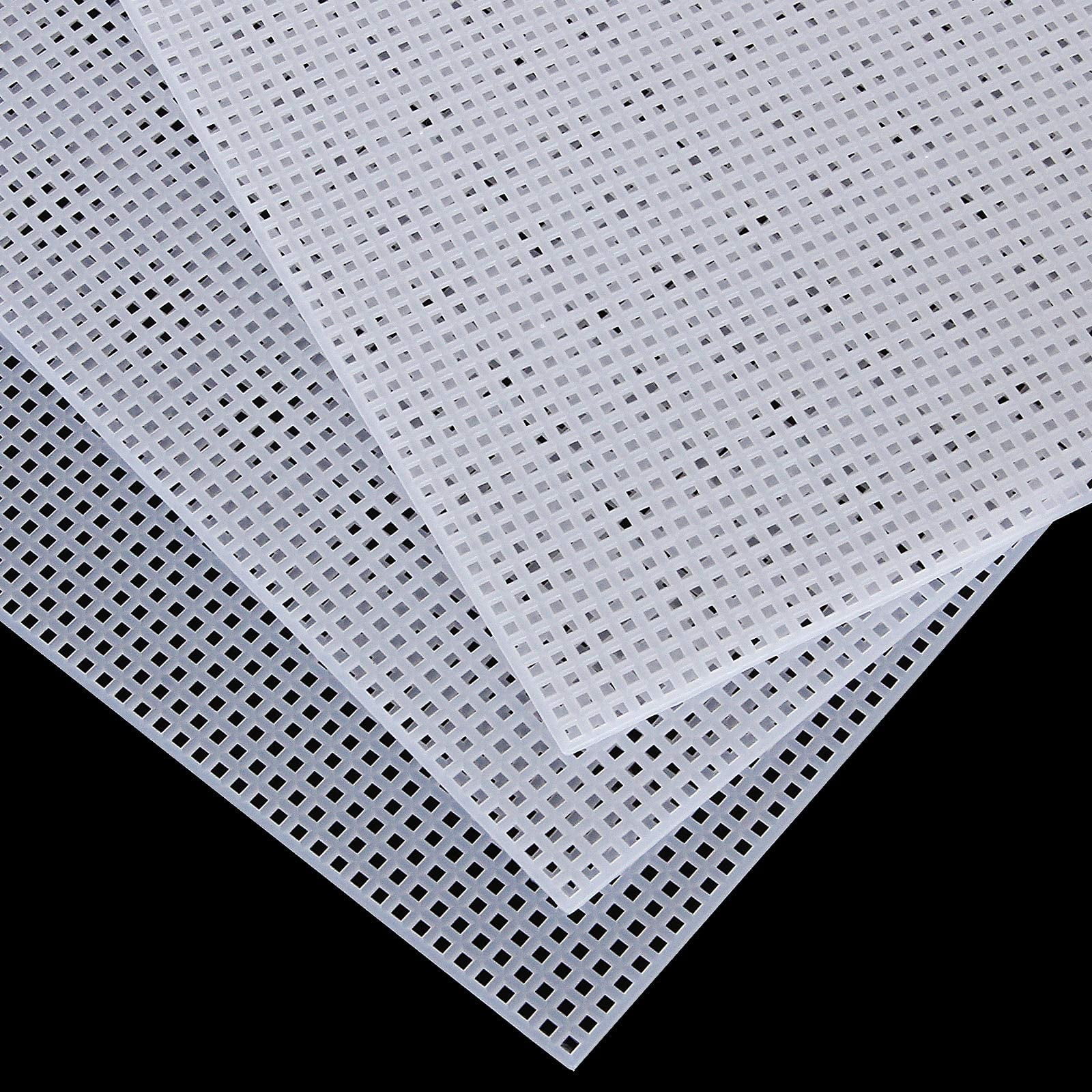 LANIAKEA 30 Pieces Plastic Canvas Sheets 10.2x13.2 Inch Plastic Mesh ...