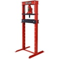 LANKANG Red 12 Ton H Frame Hydraulic Shop Press Floor Mount Garage ...
