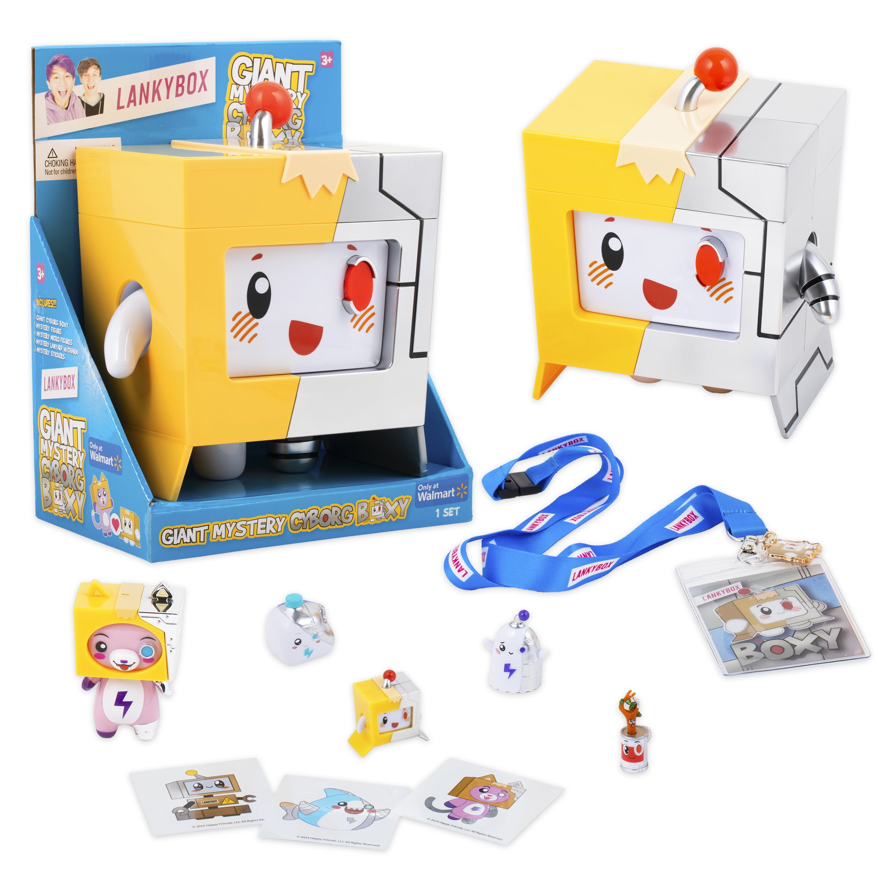 LankyBox Giant Cyborg Mystery Box Action Figures, 6.00 x 10.25 x 9.50 ...