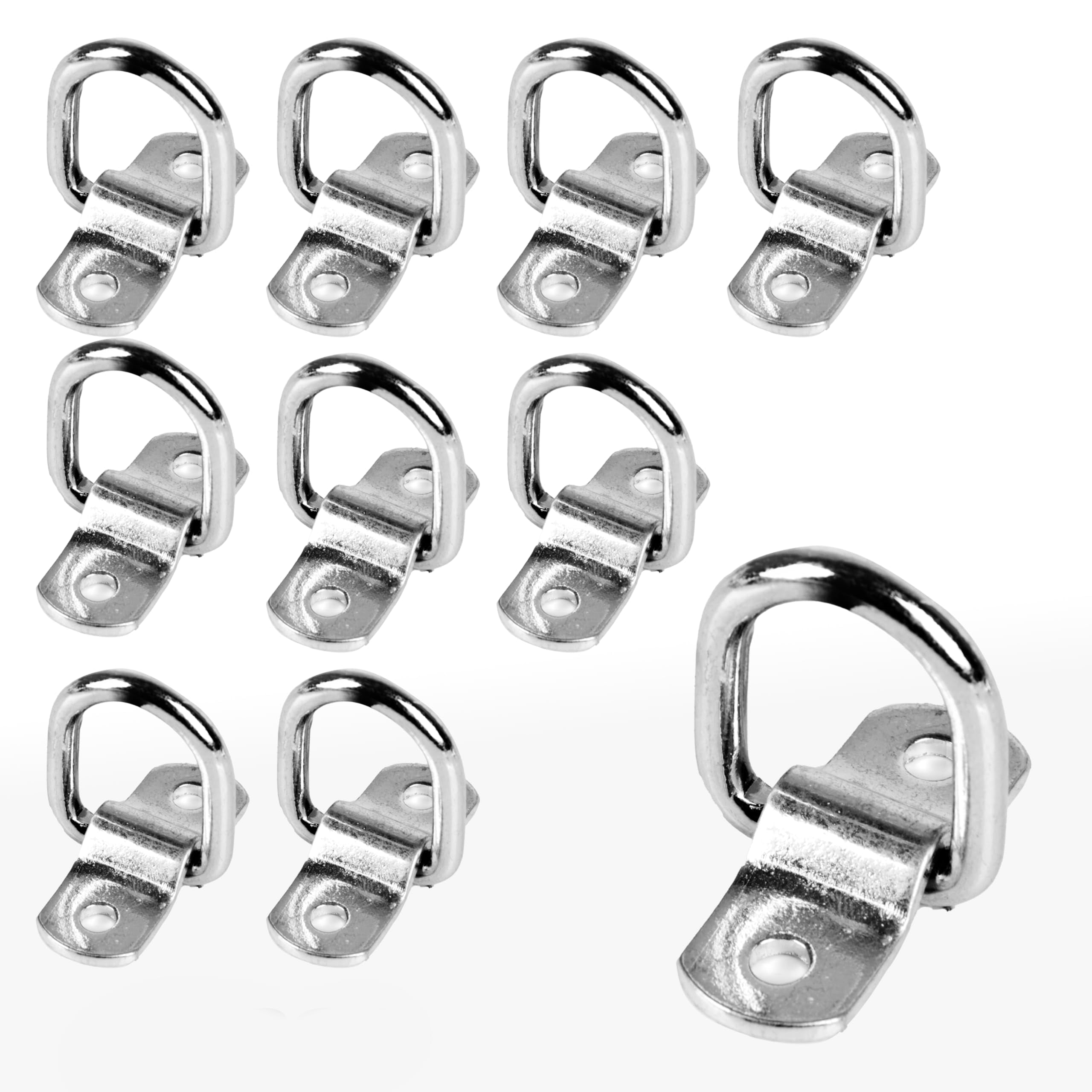 LANL 5 PCS 3/8" Steel D-Ring Tie Down Anchors, 4800 lbs Heavy Duty Kit ...