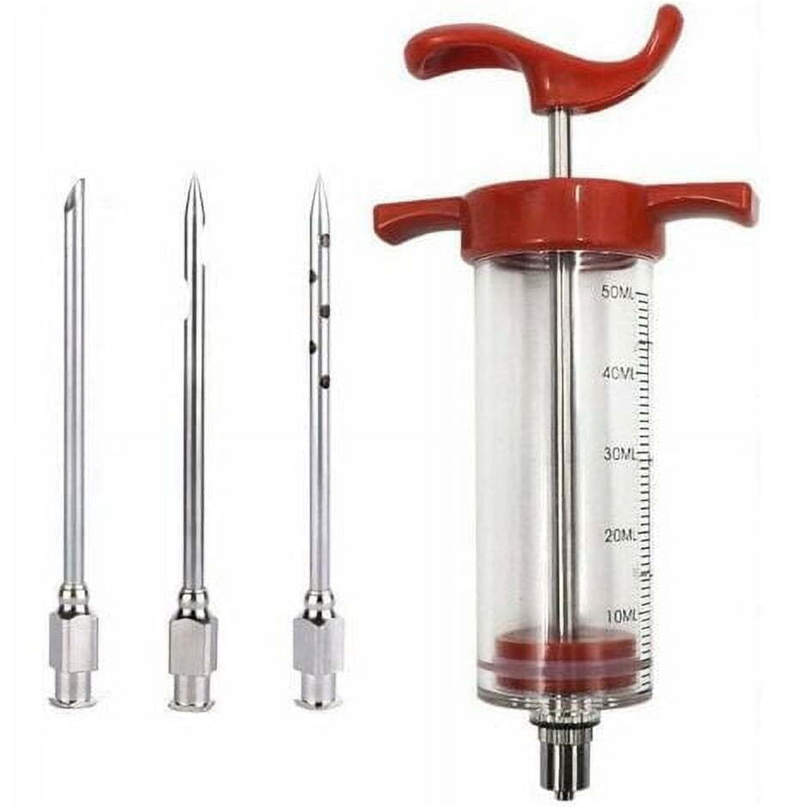 LANL Food Syringe Marinade Syringe Seasoning Injection Tool 30ml with 3 ...