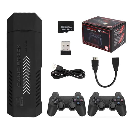 LANL Generic X2-128G Wireless Retro Game Console Set,4K HDMI Output ...