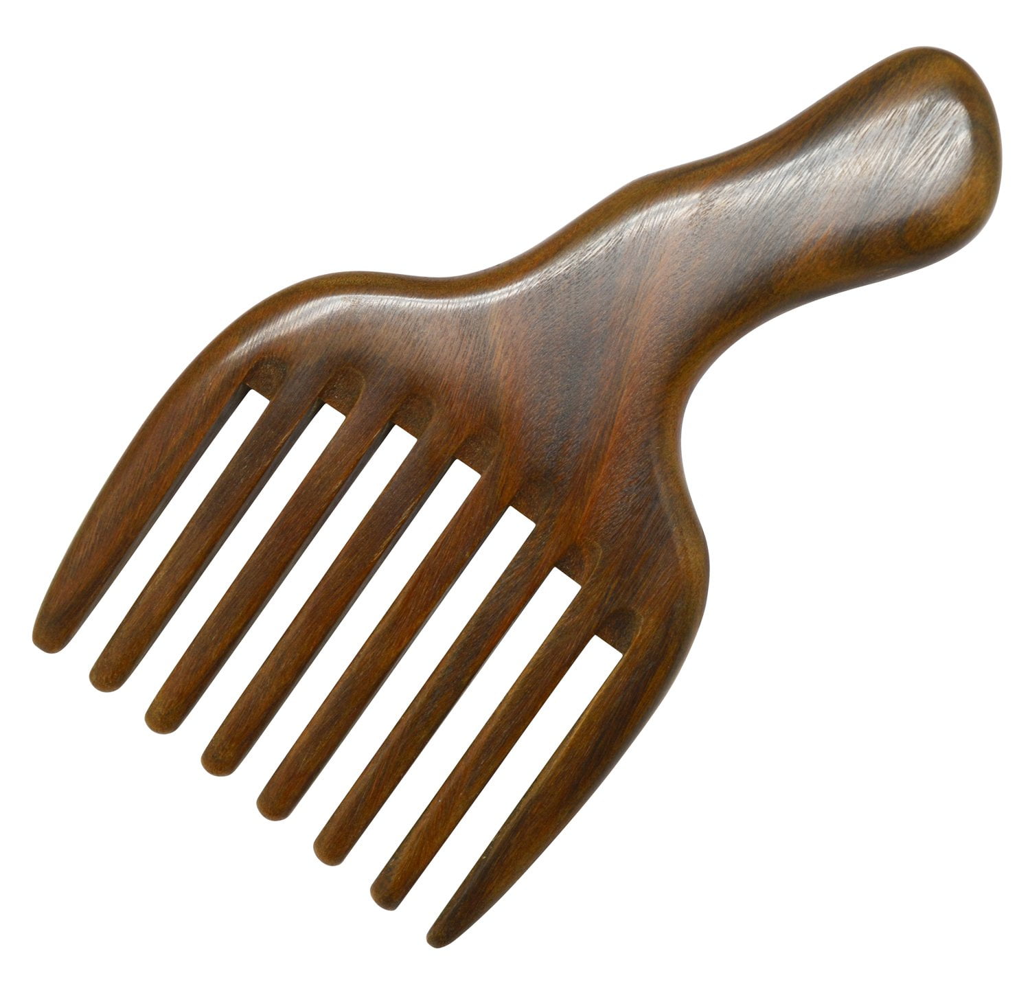 LANL Hair/Beard Pick/Comb Made Of One Whole Piece Of Natural Green ...
