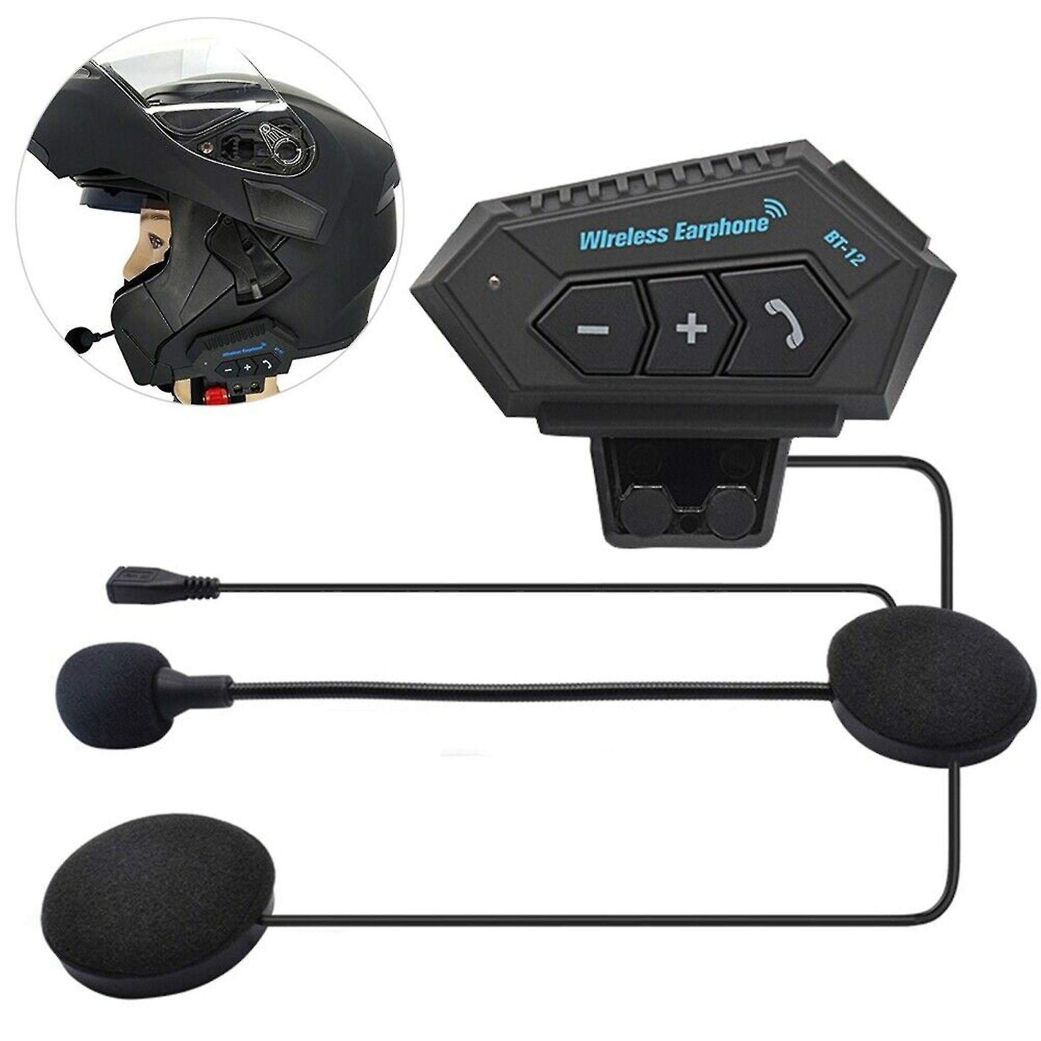 LANL Motorcycle Helmet Bluetooth Headset Helmet Intercom Intercom ...