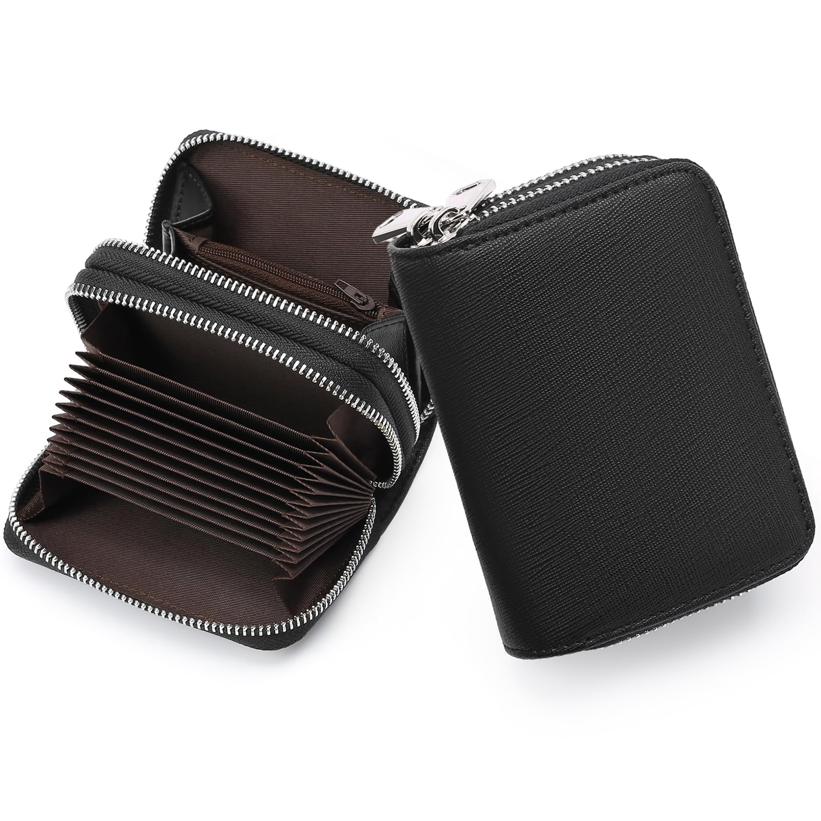 LANL Small Genuine Leather Wallet for Women, RFID Blocking Credit Card ...