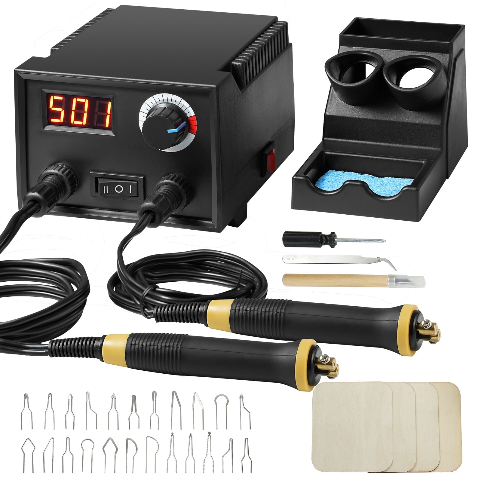 LANL Wood Burning Kit, Upgrade 200~700°C Adjustable Temperature, Dual ...