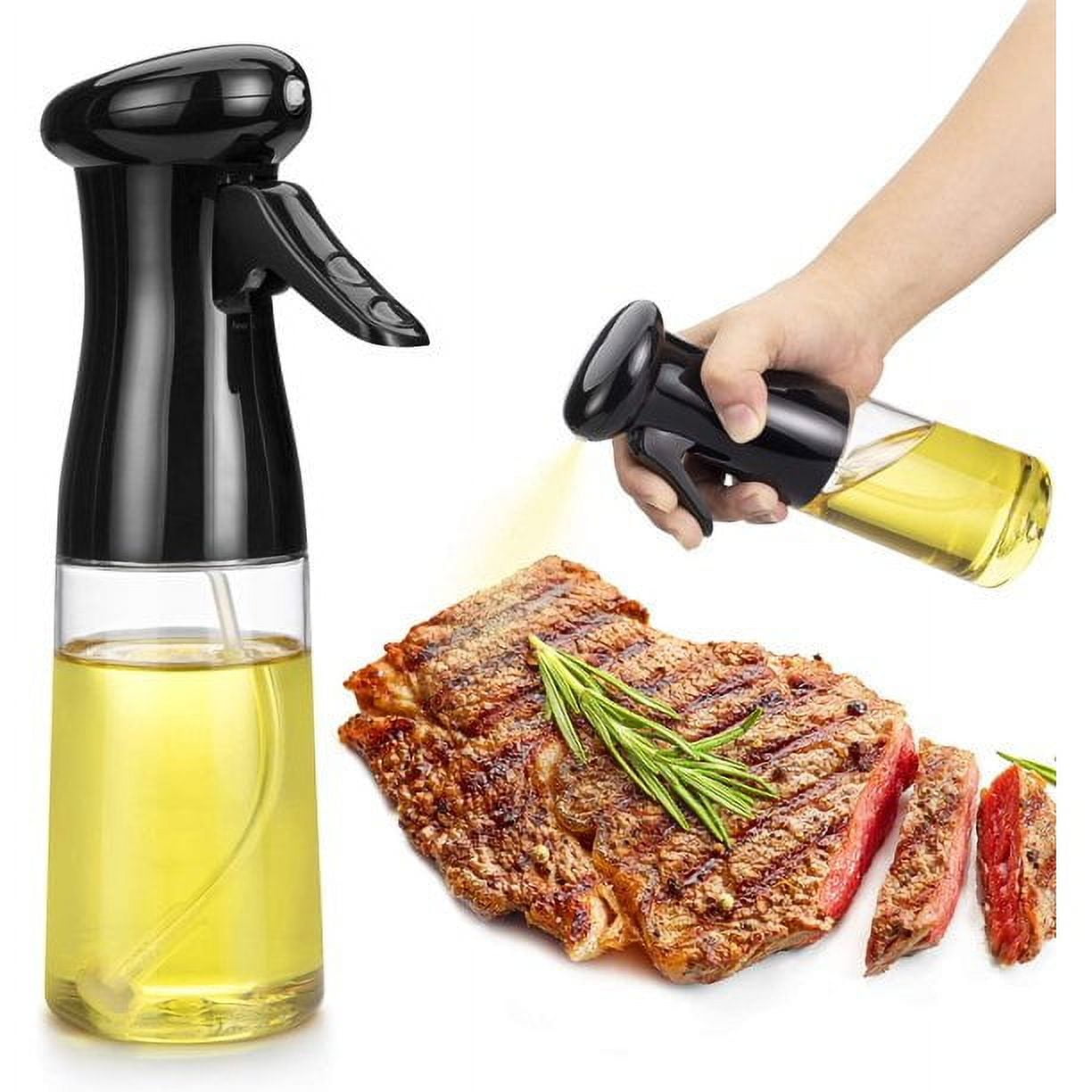 LANMOK Olive Oil Sprayer for Cooking - 200ml Plastic Oil Dispenser ...