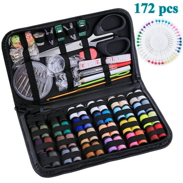 SINGER Portable Mini Sew Essentials Sewing Kit, 95-Piece, Compact ...