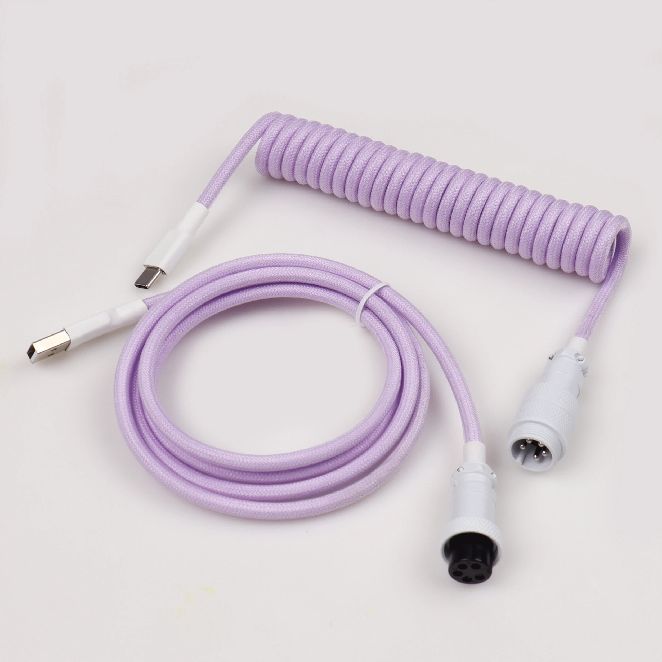 LANO Custom Paracord Coiled Mechanical Keyboard Type C Data Spring ...