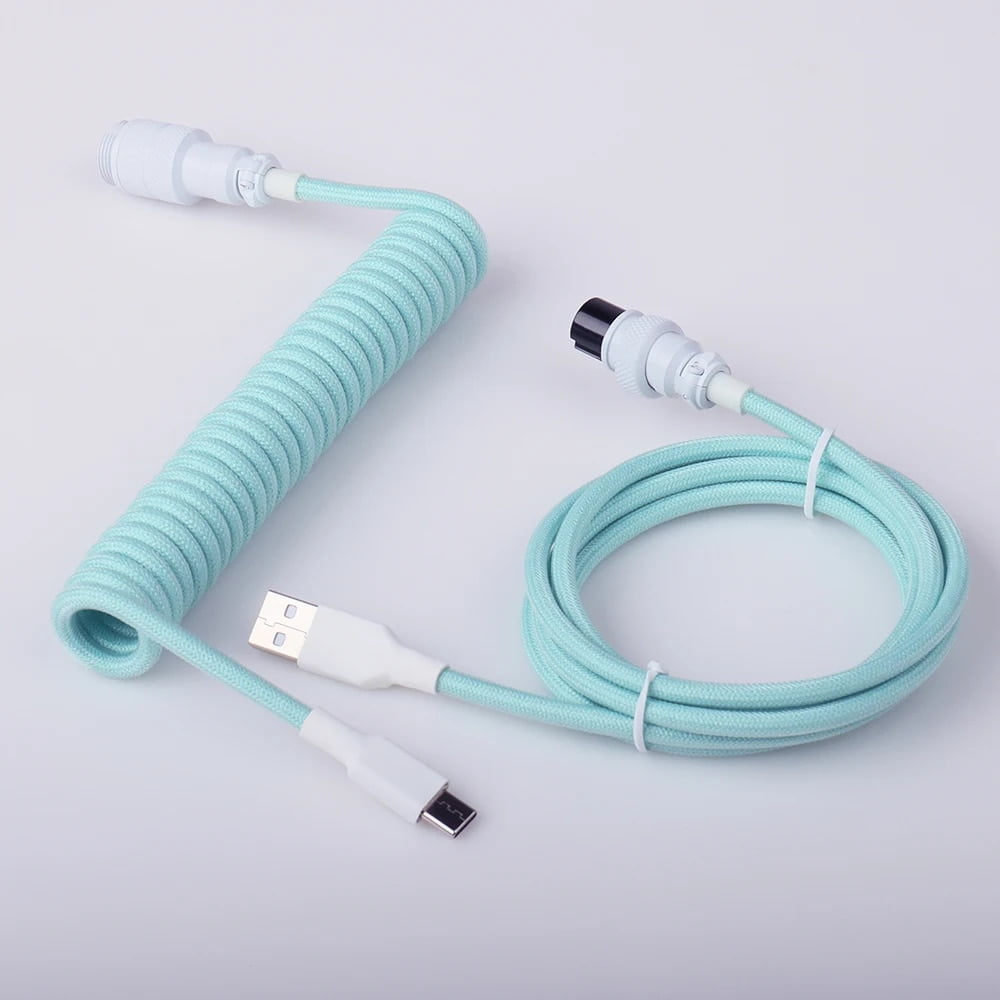 LANO Custom Paracord Coiled Mechanical Keyboard Type C Data Spring ...