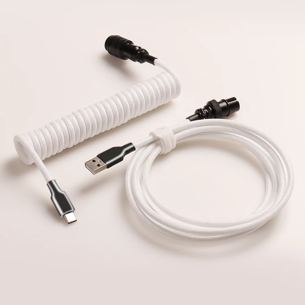 LANO Custom Paracord Coiled Mechanical Keyboard Type C Data Spring ...