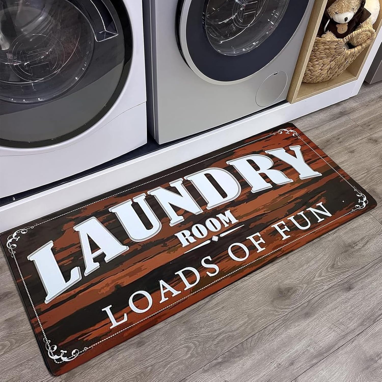LANPEI Laundry Room Rug kitchen Sink Carpet Mat Long Laundry Room Mat ...
