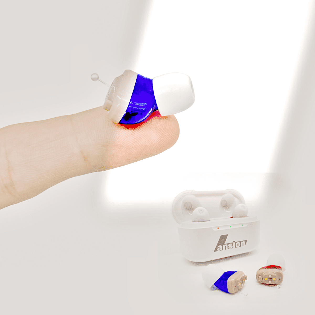 LANSION Personal Sound Amplifiers, Noise Cancelling, Rechargeable Ear ...