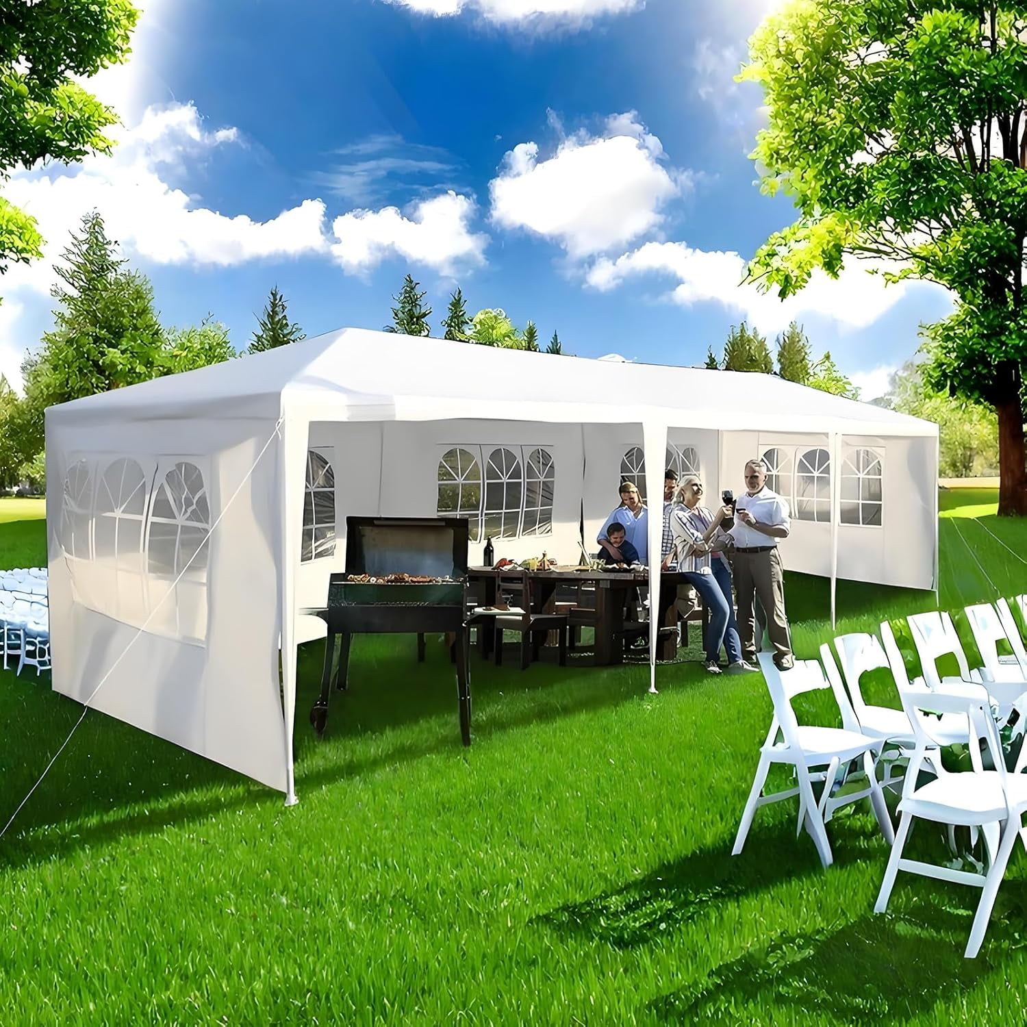 LANTRO JS 10'x30' Tents for Parties, Wedding Tent, Event Tent for ...