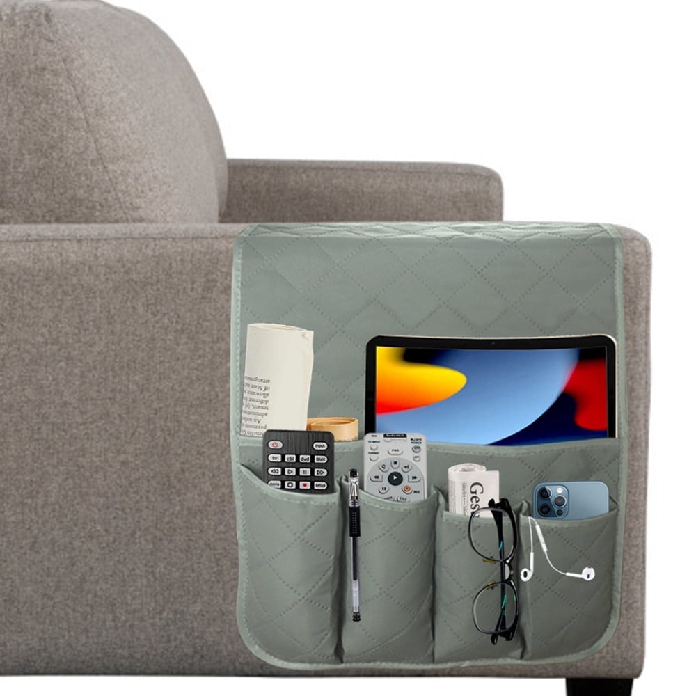 LANTWOO Armchair Caddy for Couch Remote Control Holder Recliner Armrest ...