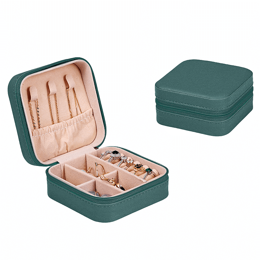 LANTWOO Travel Jewelry Case, Mini Portable Jewelry Travel Boxes, Small ...