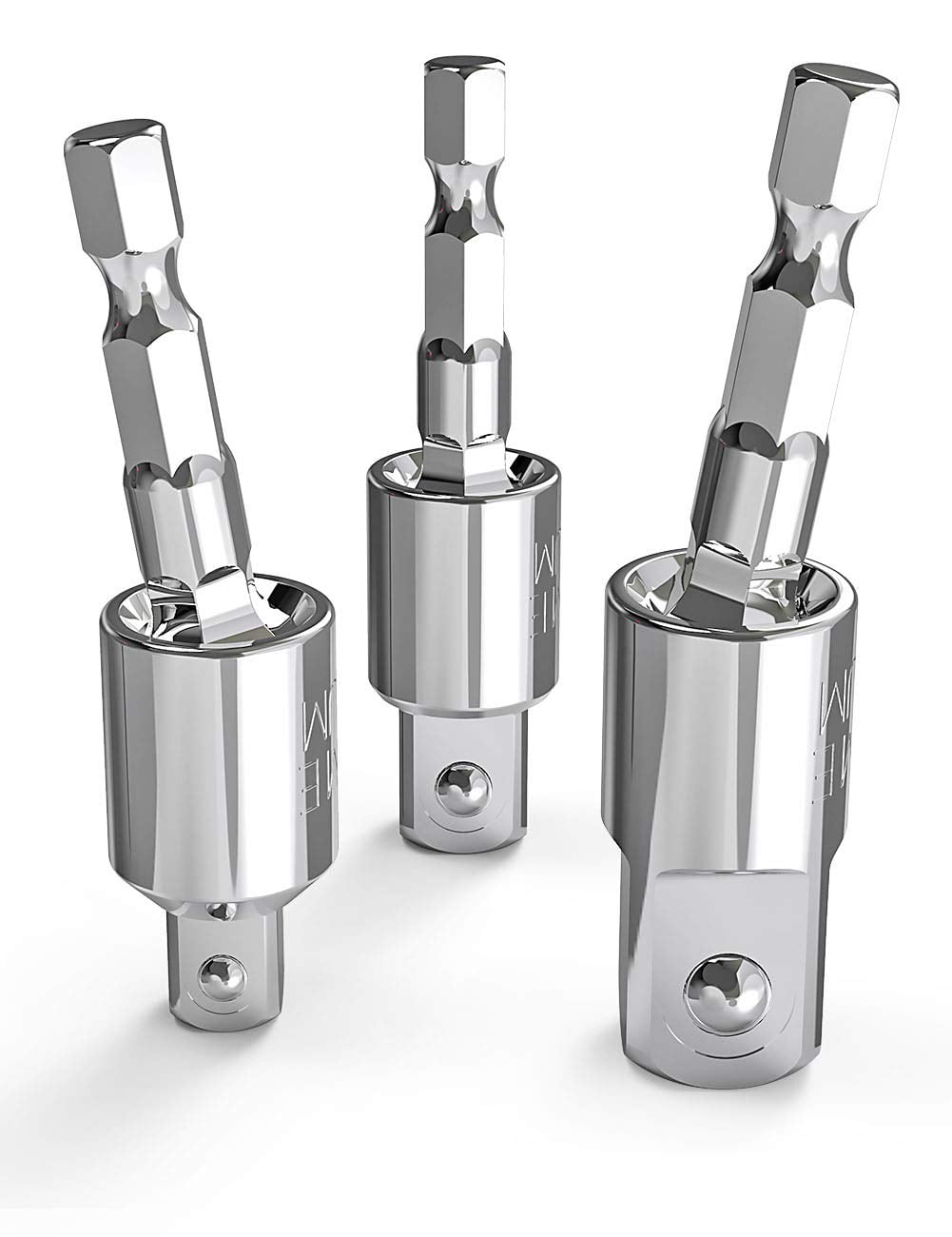 LANXU Tool Gift for Man, 3-Piece Power Drill Sockets Adapter Sets, 360 ...