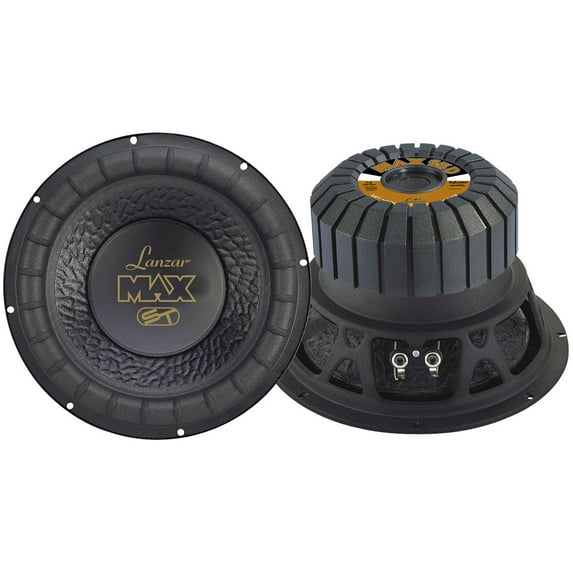 LANZAR MAX15D - Max 15'' 1200 Watt Small Enclosure Dual 4 Ohm Subwoofer ...