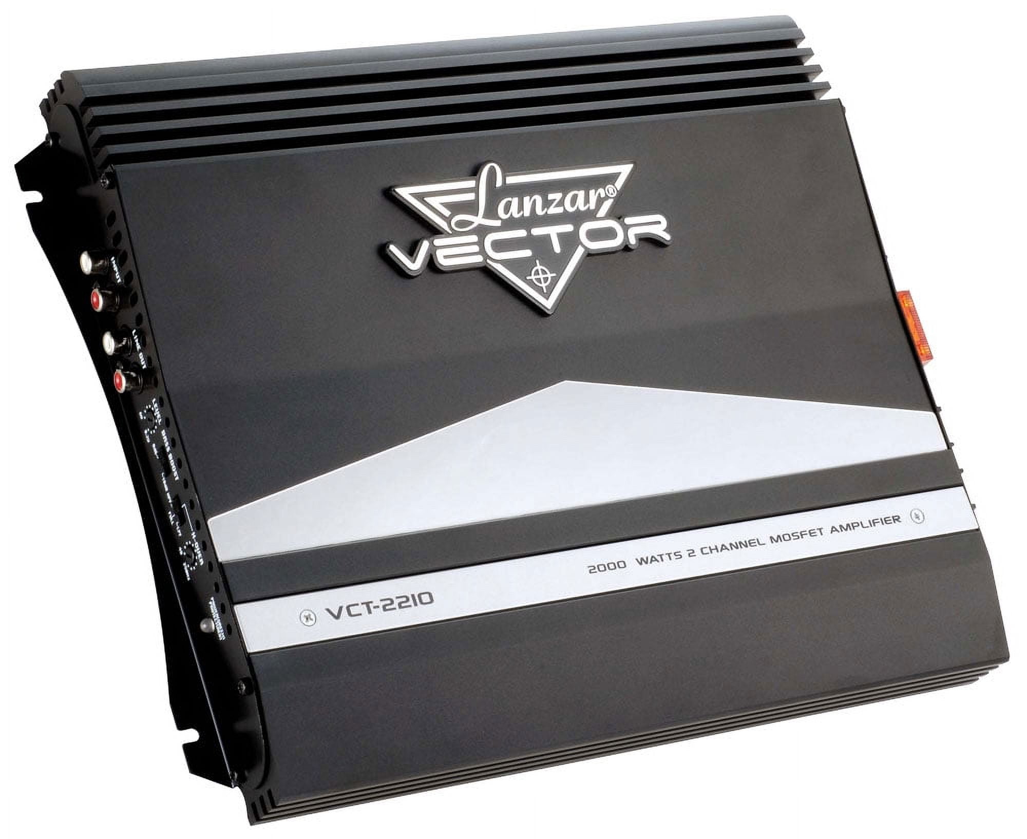 LANZAR VCT2210 Vector 2000 Watt 2 Channel Bridgeable Car Audio ...