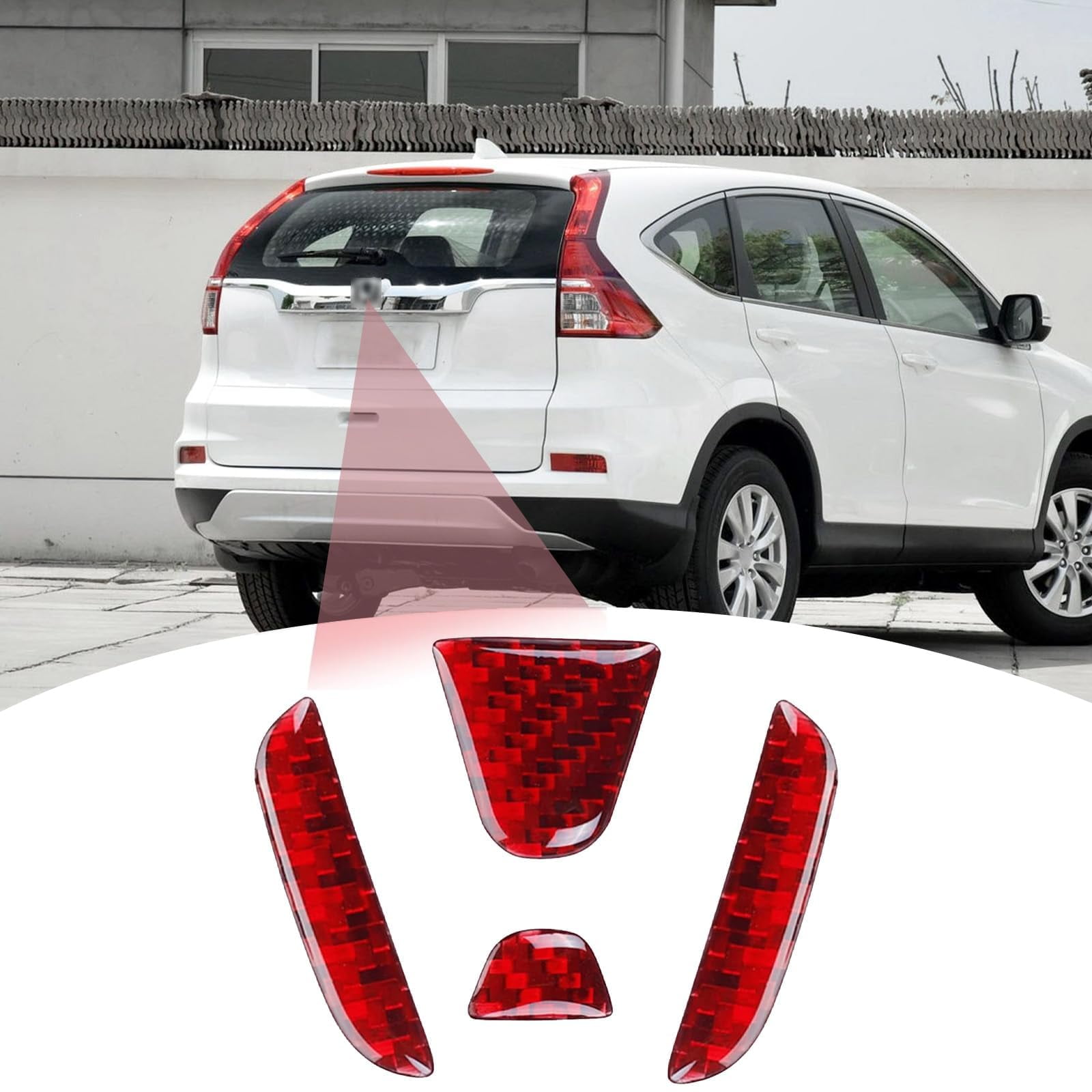 LANZMYAN Compatible with Car KEF16 Rear Tailgate Emblem Logo Trim ...