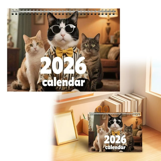LANpengDZ 2026 Wall Calendar 2026 Calendar 12 Months Hanging Calendar ...