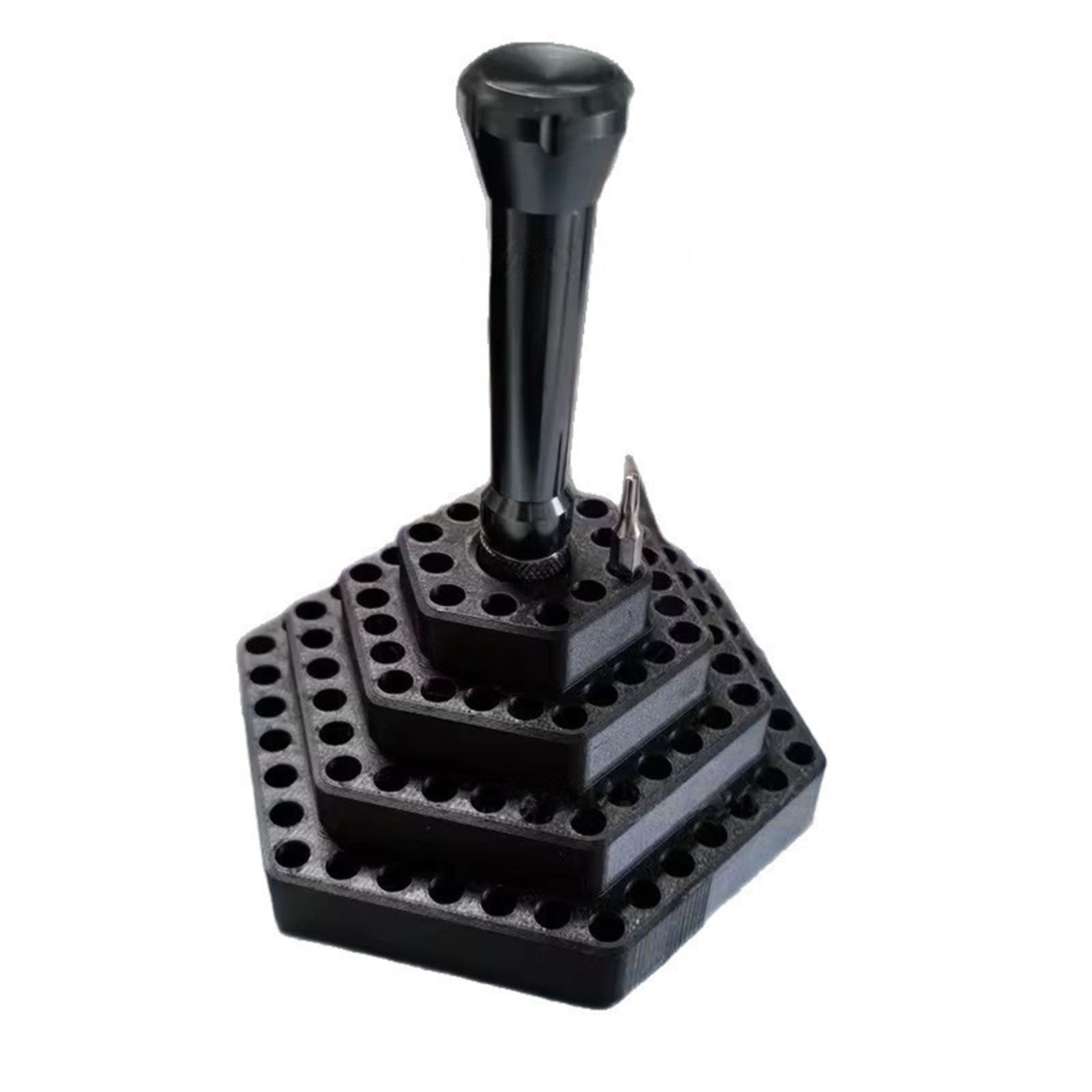 LANpengDZ Blue Hexagonal Stackable Tool Bit Holder – Multi Layer Drill ...