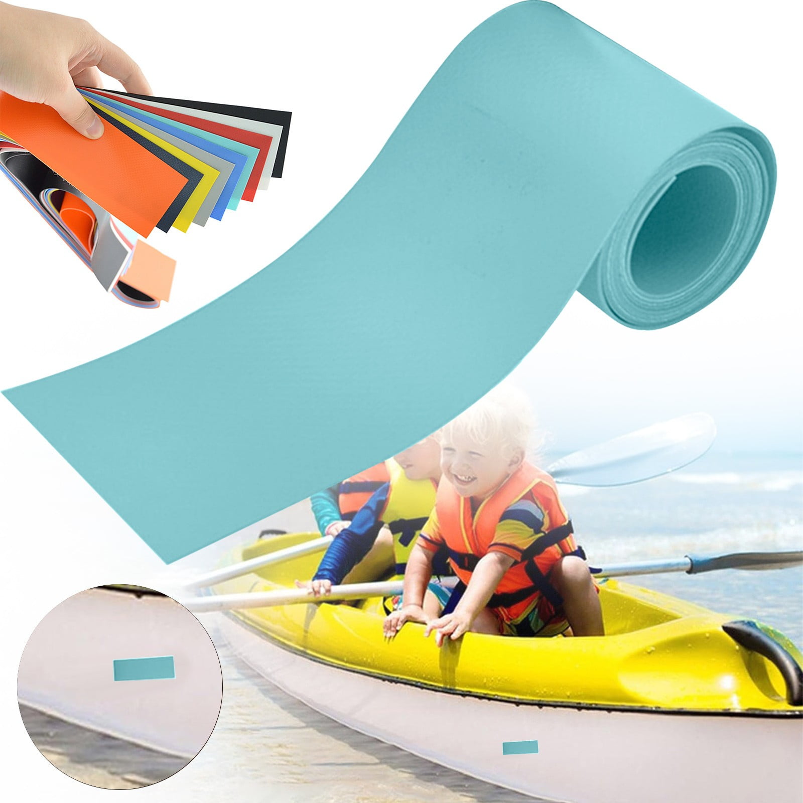 LANpengDZ Inflatable Toy Duty PVC Kit Kayak Rubber Boat Inflatable Boat ...