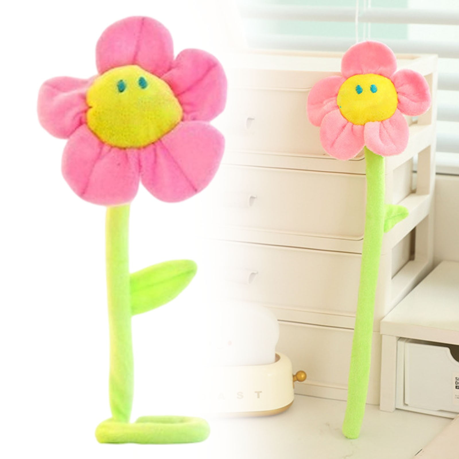 LANpengDZ Stuffed Artifical Flower Plush Sunflower Bouquet With ...