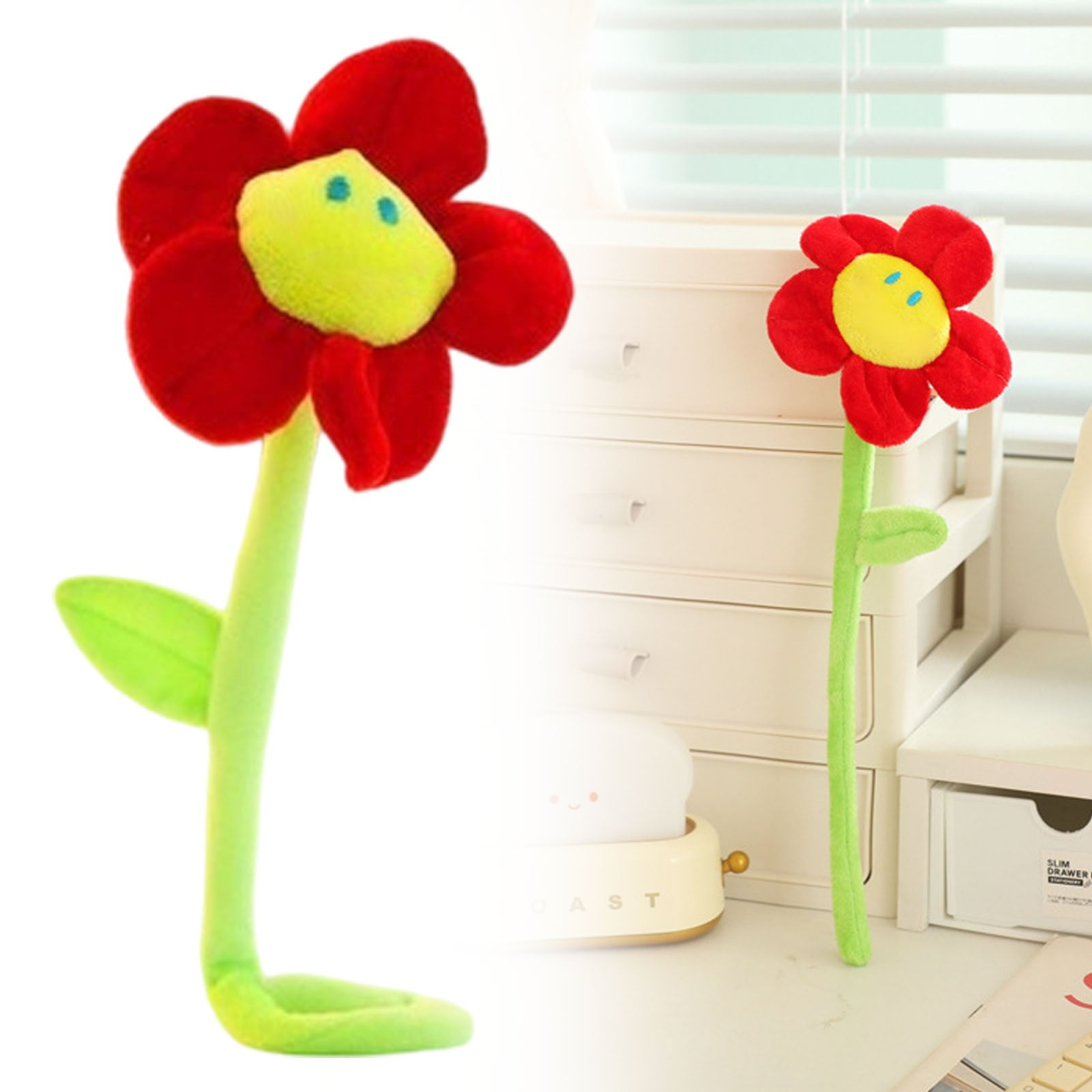 LANpengDZ Stuffed Artifical Flower Plush Sunflower Bouquet With ...