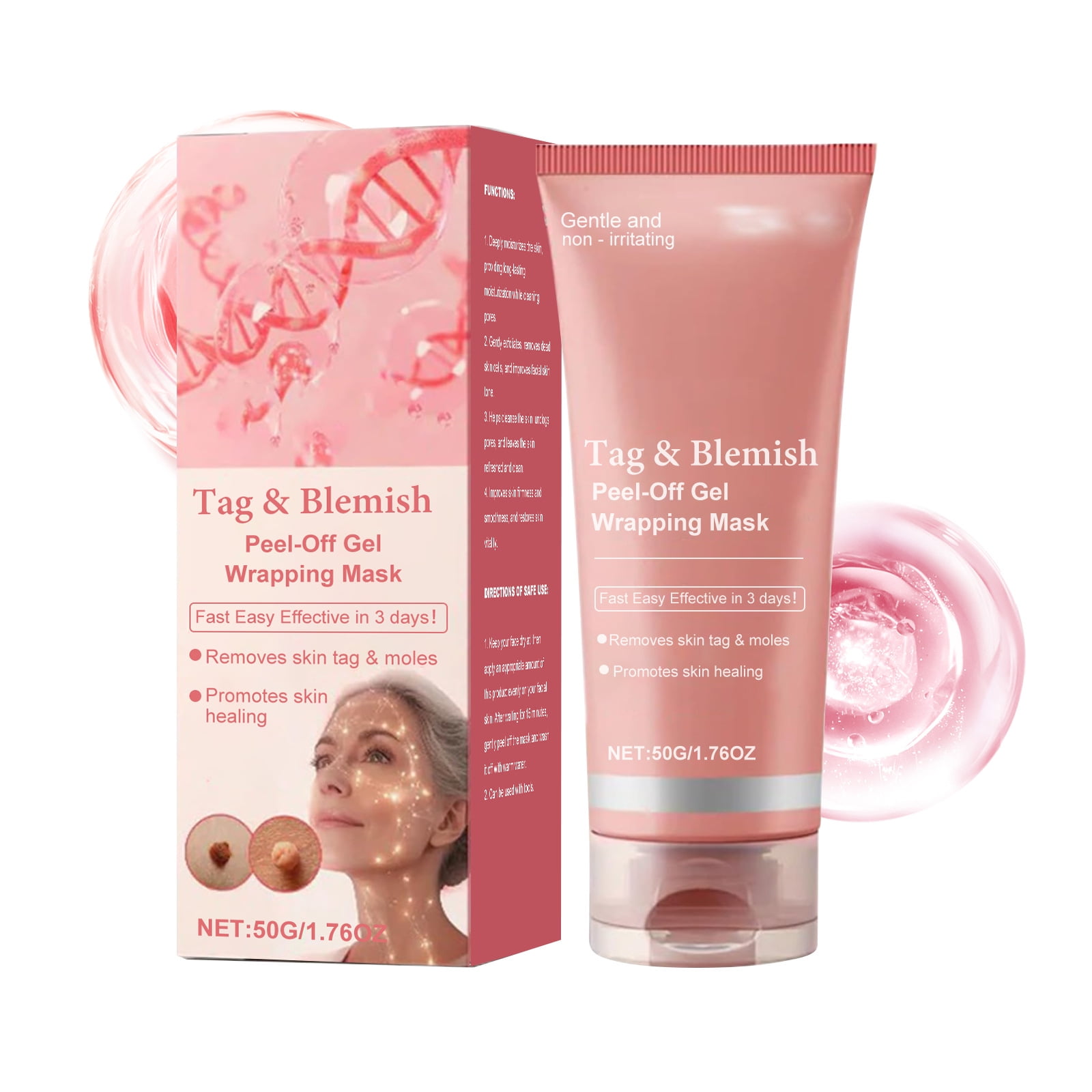 LAOLAO Blemish Peel Off Gel Wrapping Mask,Blemish Peel Off Gel, Skin ...