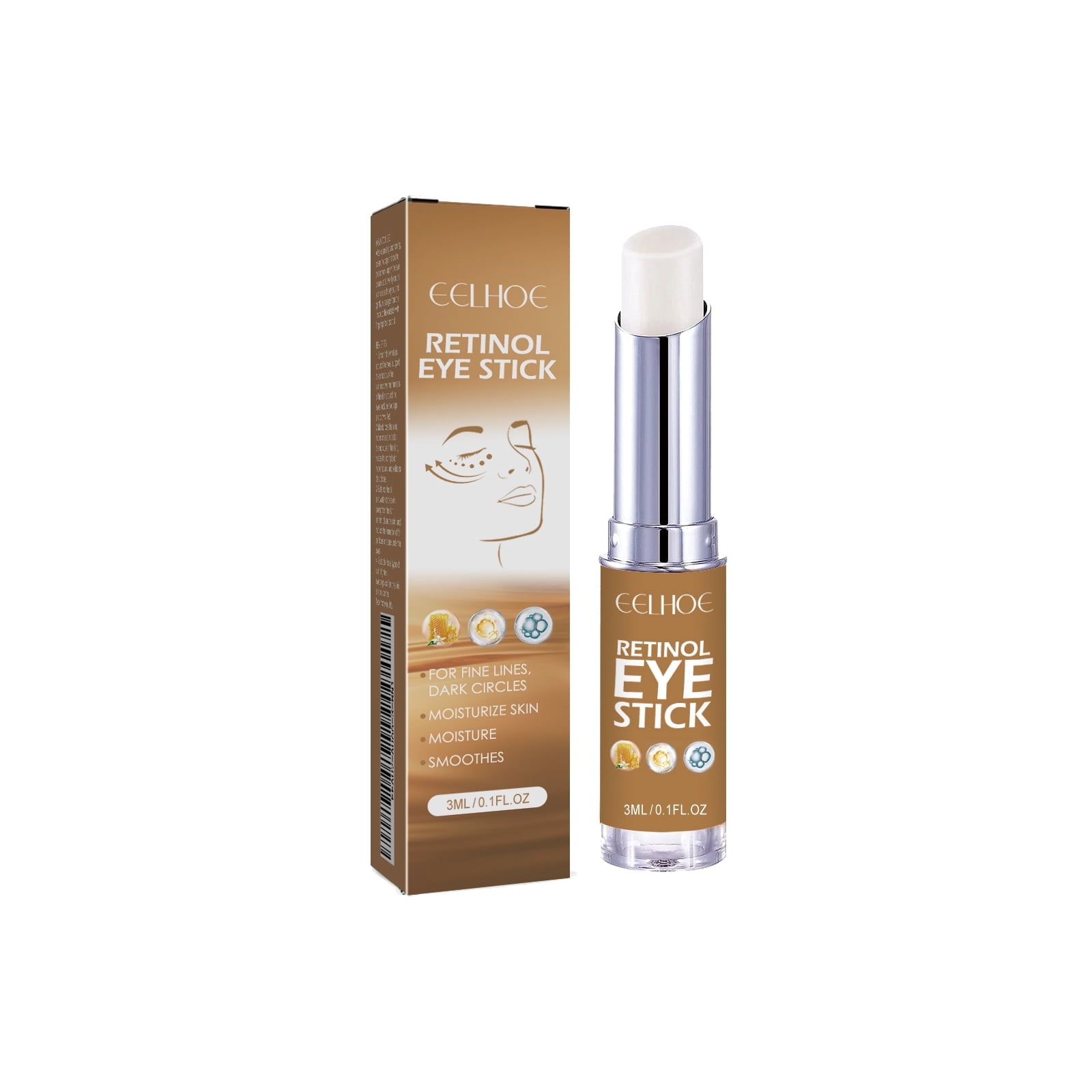 LAOLAO Retinol Eye Cream Stick Lighten Eye Bags, Dark Circles, Eye ...