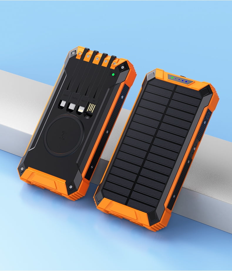 LAOLAO Solar Charger Power Bank - 27000mAh Portable Phone Charger with ...
