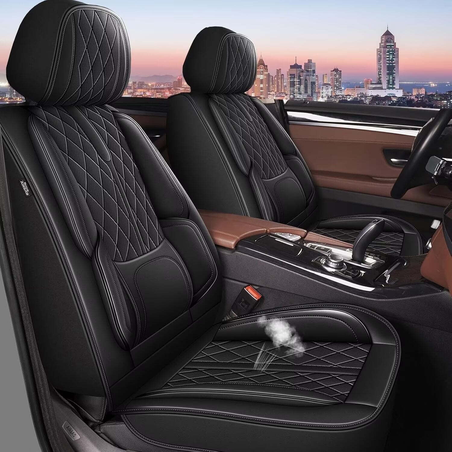 LAONNVIR Car Seat Covers Fit for Chevy Trax 2024-2024 2025 First Row ...