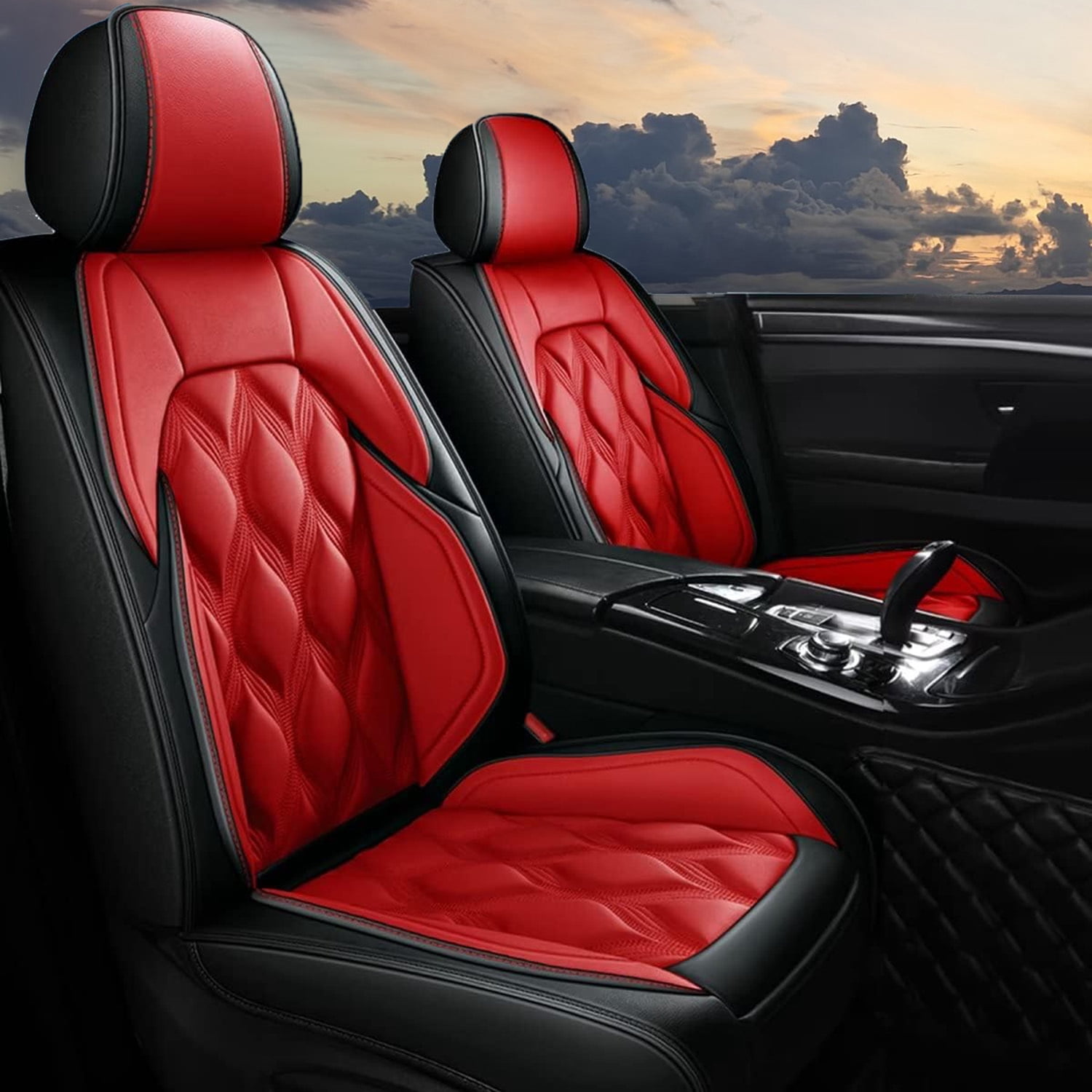 LAONNVIR Car Seats Covers Full Set Fit for Subaru XV Crosstrek 2013 ...