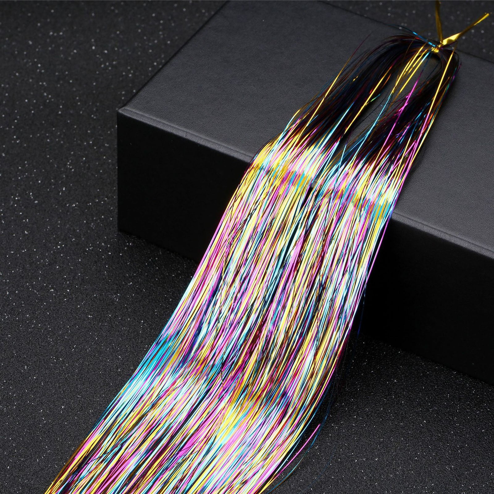 LAOSR 47 Inches Hair Extension-Tinsel 12 Colors 2400 Strands Hair ...