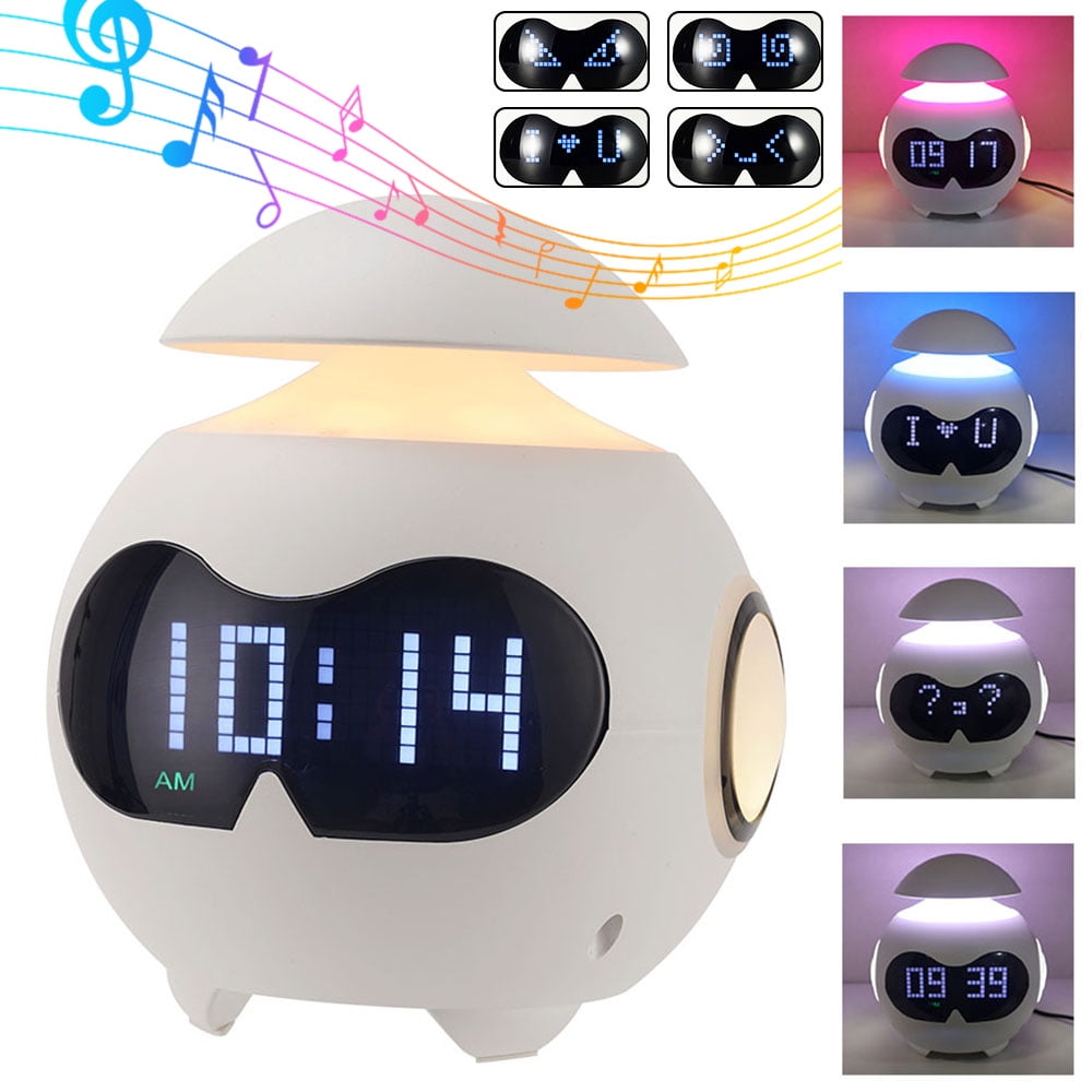 LAPAMAX Digital Smart Alarm Clock Bluetooth HIFI Level Speaker, Music ...