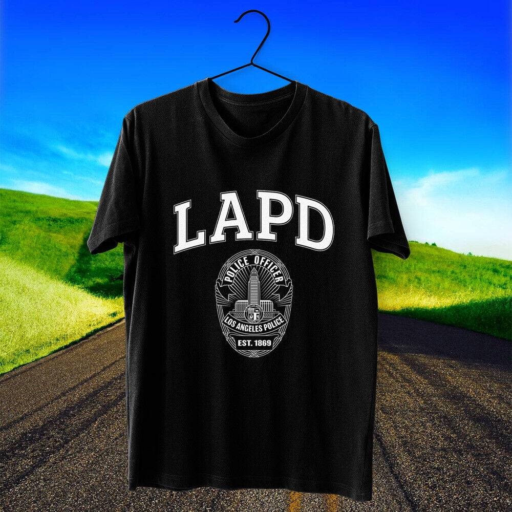 LAPD Los Angeles Police Department Logo Cotton T-Shirt Size S - 5XL ...