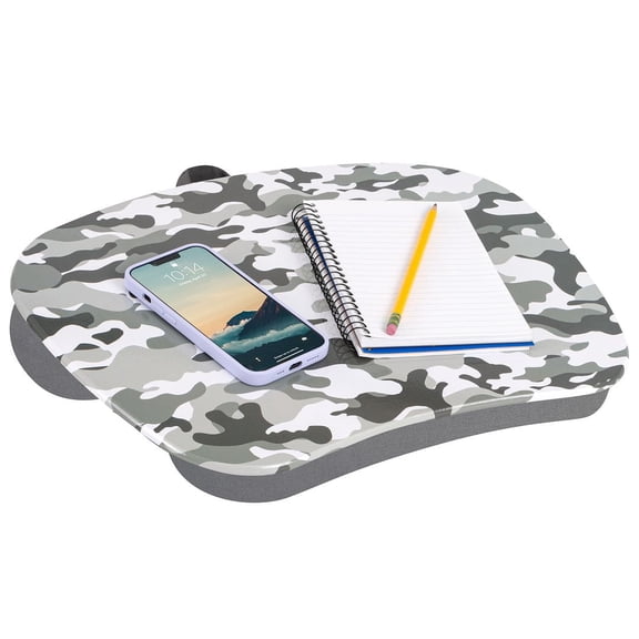 "Fox Valley Traders Stable Lap Table, Beanbag Base, Handy Cup Holder ...