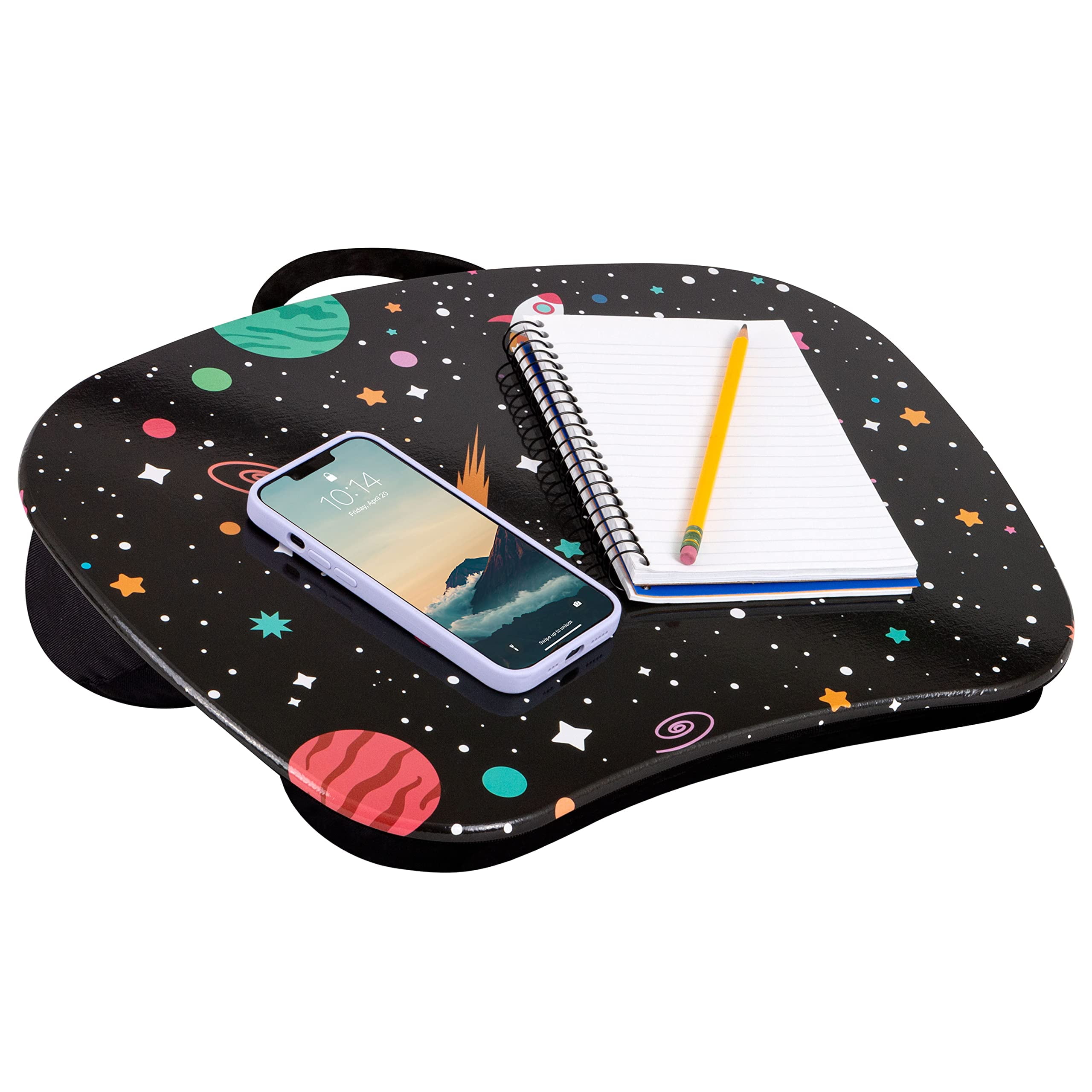 LAPGEAR MyStyle Portable Lap Desk with Cushion - Space Odyssey - Fits ...