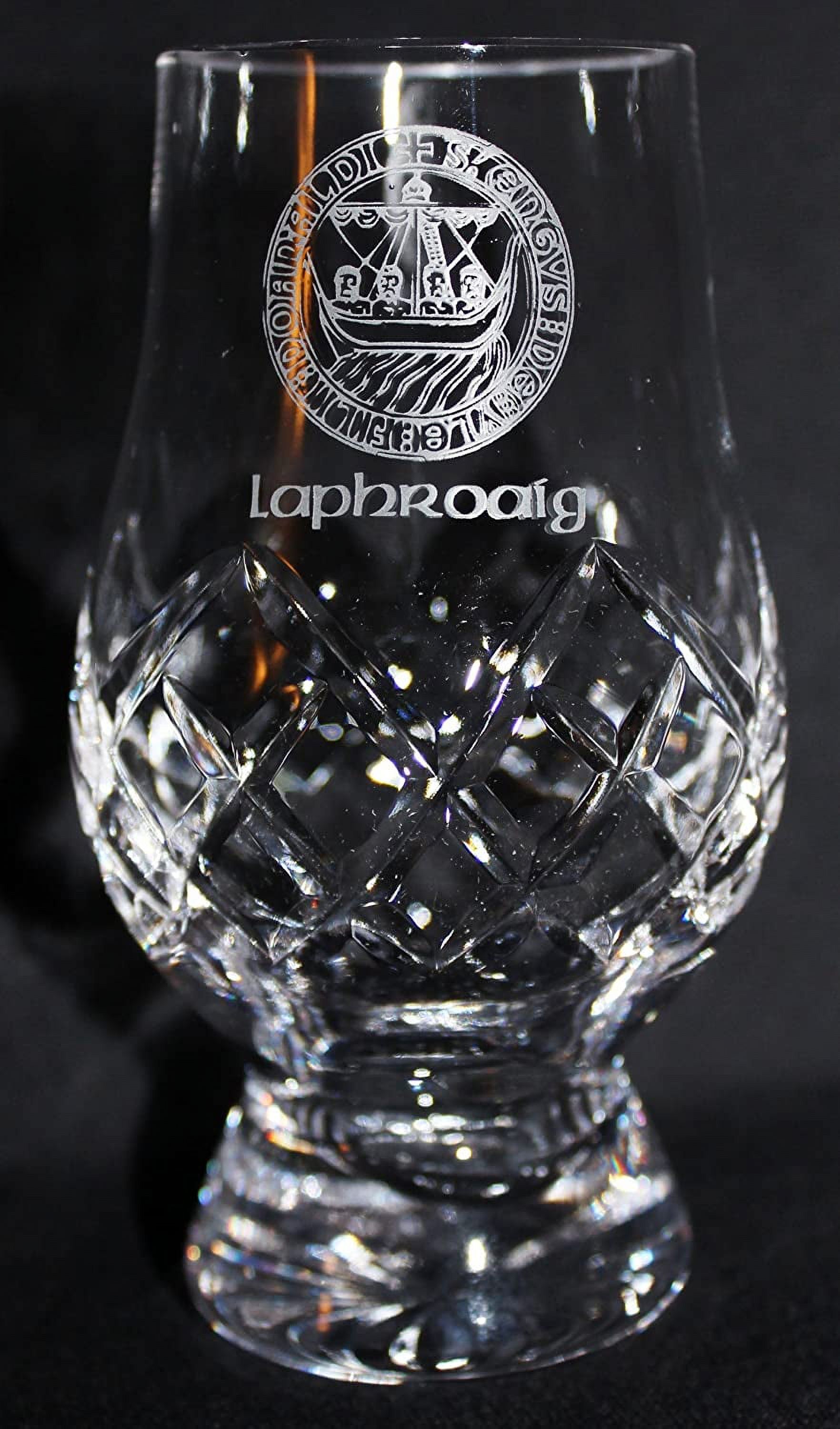 LAPHROAIG ISLAY OFFICIAL CUT CRYSTAL WHISKY TASTING GLASS - Walmart.com