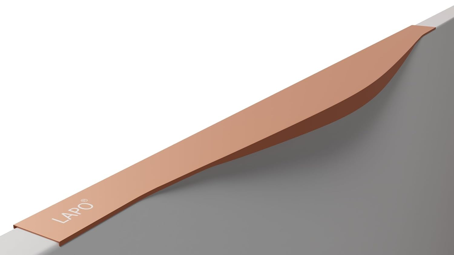 LAPO Elite 22inch Aluminium Drawer Profile Handle Ideal for Kitchen Cabinets Wardrobe Doors ...