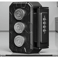 LAPTOM MAX 1 Pack Key Lock Box with 3 N52 , 4-Digit Combination Lock ...