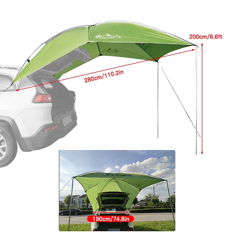 LAPUTA Car tail tent,Shelter Car Waterproof Car Rear Tent Sun Shelter ...